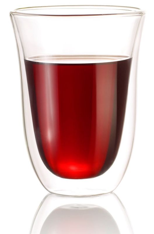 Ausgefeiltes Design - und praktisch: Doppelwandige Gläser