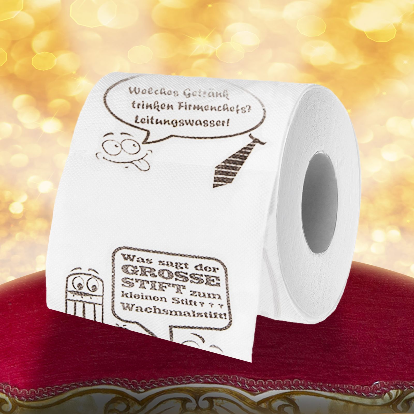 Lustiges Klopapier - WC Witze 3er Set: mehr Spaß im Bad!