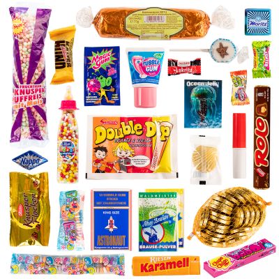 Retro Süßigkeiten Adventskalender | 01-00009-EU-0000